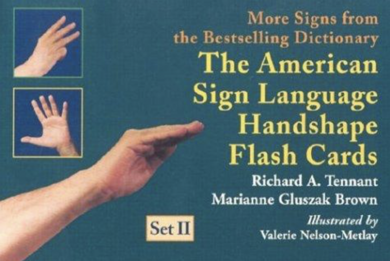 The American Sign Language Handshape Flashcards: Set II | The Council ...