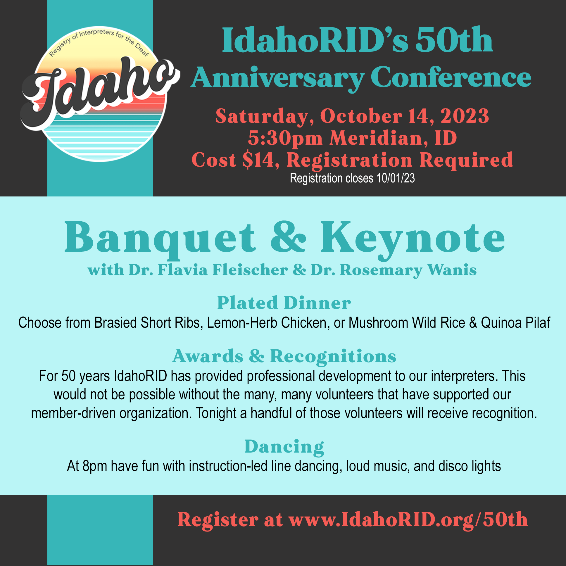 Idaho RID 50th Anniversary Conference | The Council for the Deaf and ...